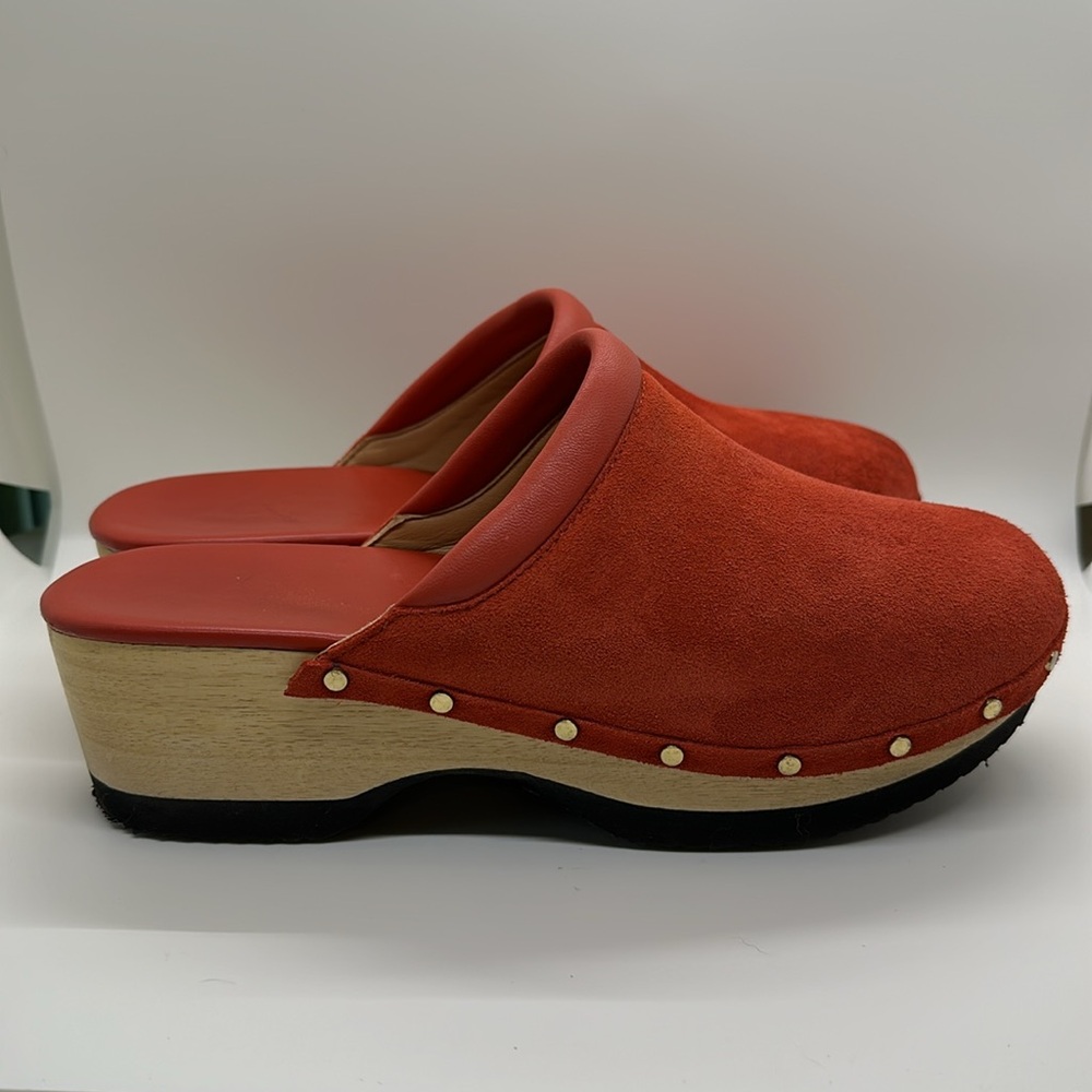 M. Gemi The Greta Mule In Gorgeous Blood Orange. Size… - Gem